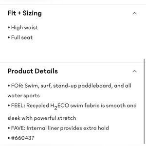 Athleta | Swim | Nwtathleta Bright White High Waist Pique Swim Bottom ...